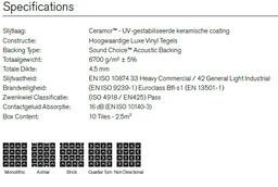 LVT Tiles Native Fabric Seagrass - A00802